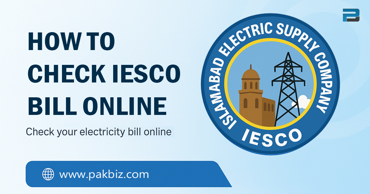 IESCO Bill Check Online - View Your October 2025 Electricity Bill