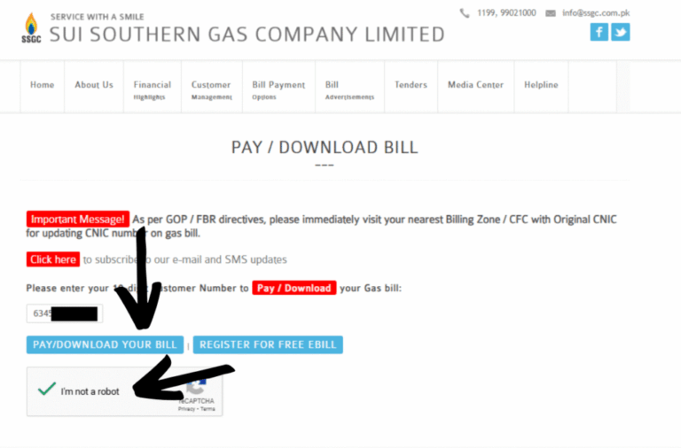 SSGC Duplicate Bill February 2026 - Sui Gas Bill Online